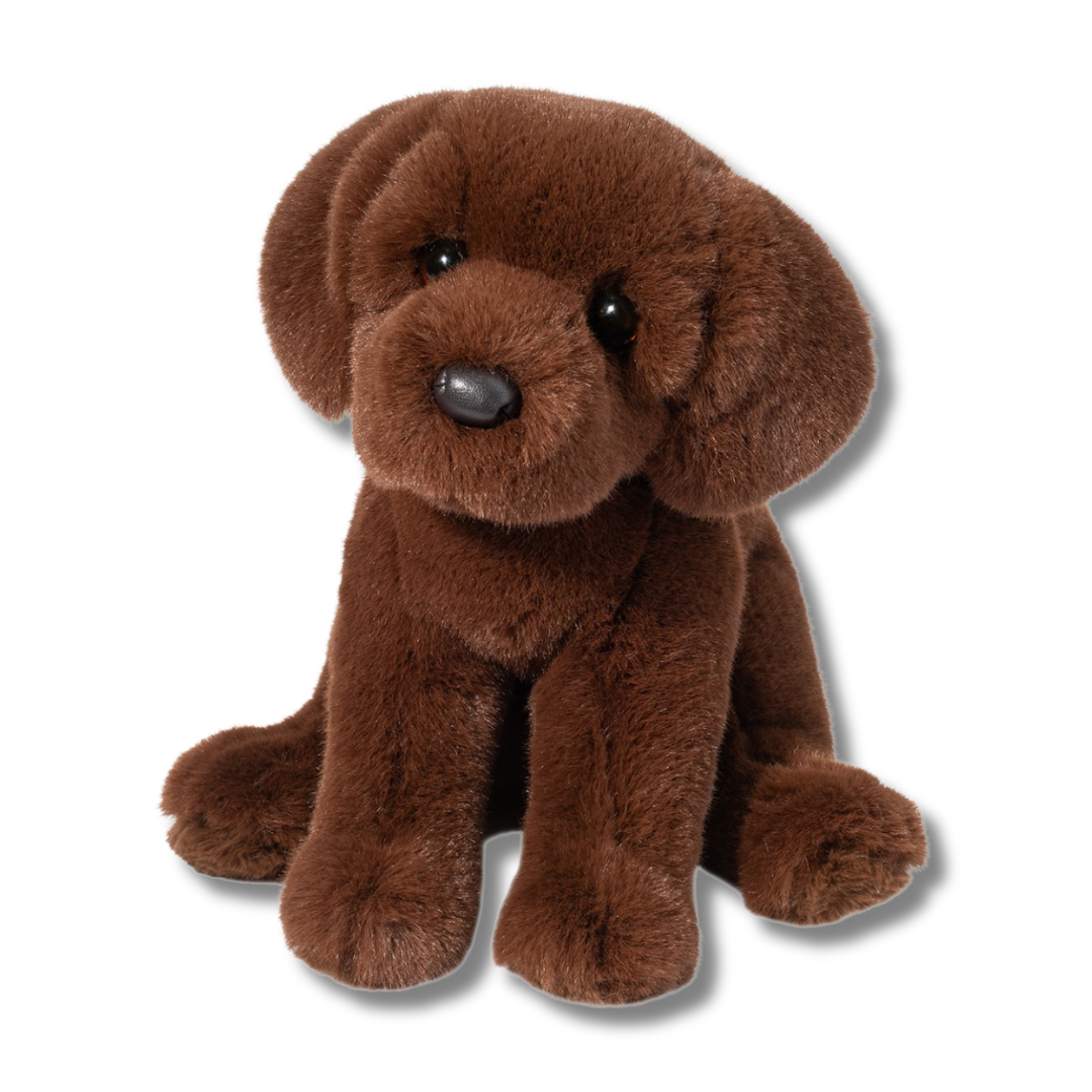 Zoom Chocolate Lab | Douglas Cuddle Toy – Little Paws Plushies
